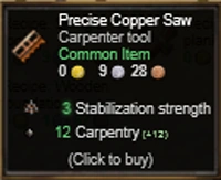 Precise Copper Saw | Therian saga Wiki | Fandom