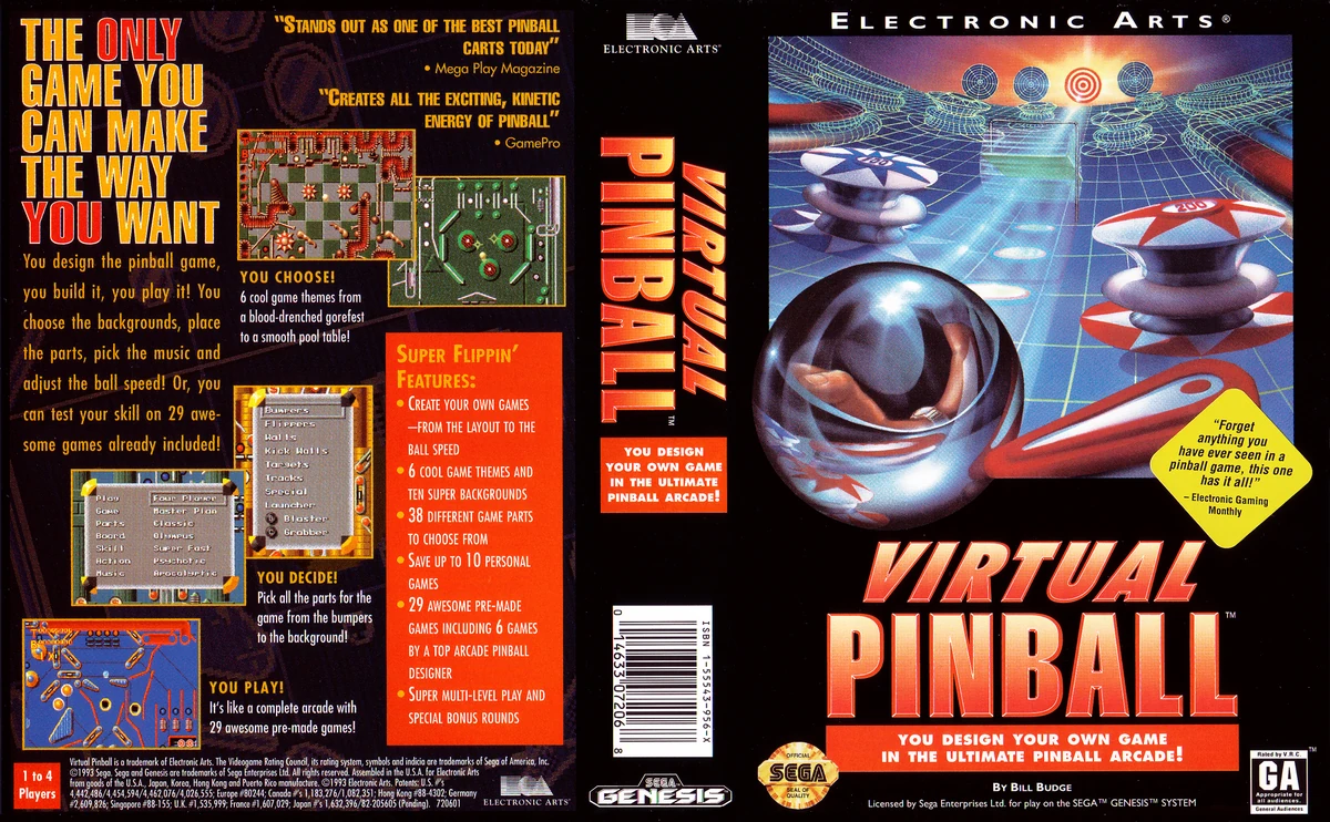 Virtual Pinball | The Sega Genesis Wiki | Fandom