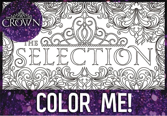 the selection coloring book pages