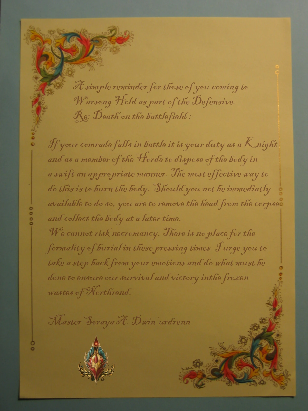 The Sha'tar In-Character Notice Board | The Sha'tar EU | Fandom