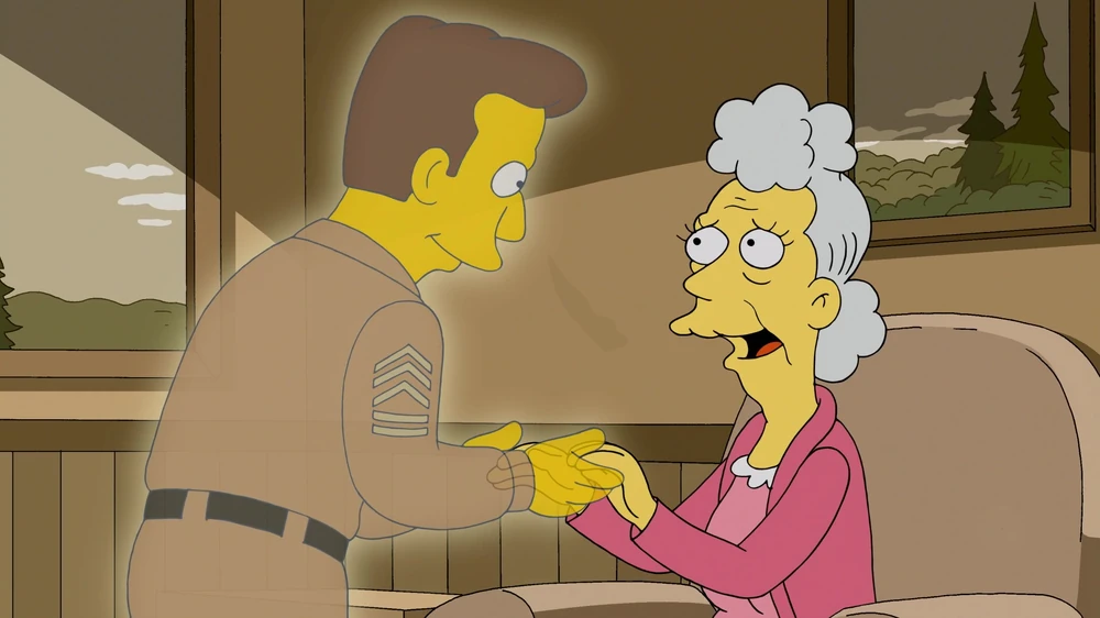 Old Lady Unnamed With Pink Dress The Simpsons Fanon Wiki Fandom