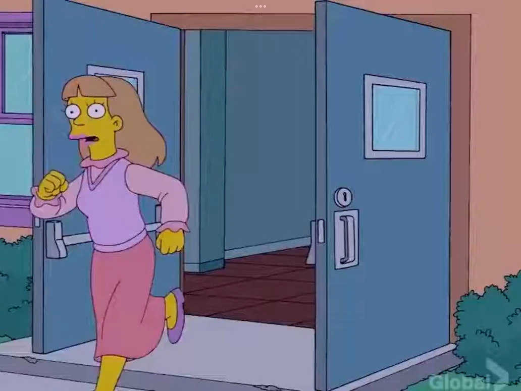 Teacher Female with Purple Clothes and Brown Hair | The Simpsons Fanon ...