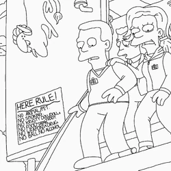 fbi agent coloring page