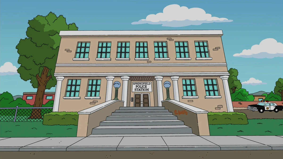 Springfield Police Station | Disney+'s The Simpsons Wiki | Fandom