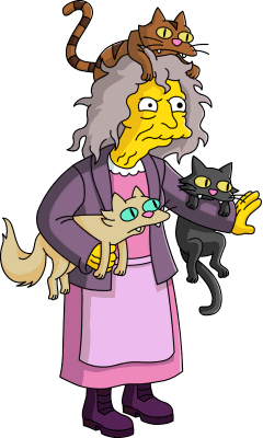 Crazy Cat Lady | The Springfield Animals Wiki | Fandom