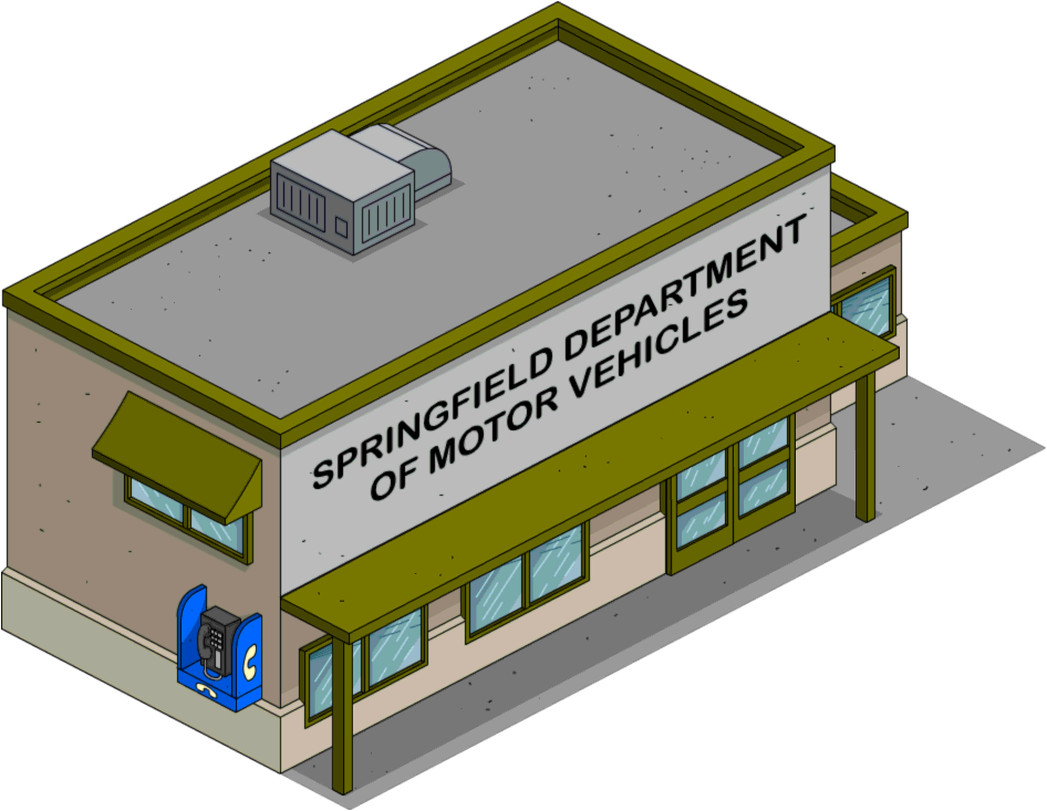 Springfield Department of Motor Vehicles | The Springfield Animals Wiki ...
