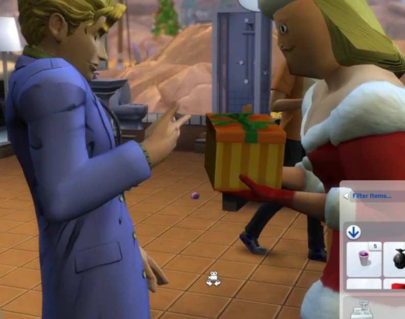 Santa Bogan's Gift Giving Adventure | The Sims 4: Meme House Wiki | Fandom
