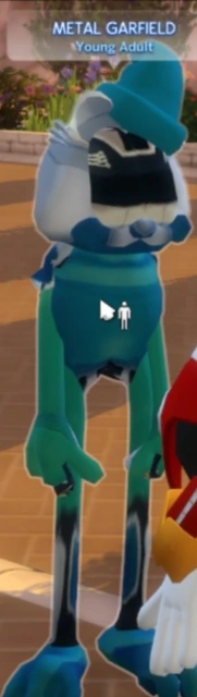 Metal Garfield | The Sims 4: Meme House Wiki | Fandom