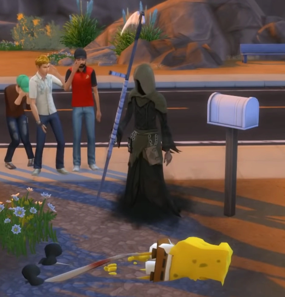 Death of Spongebob Squarepants | The Sims 4: Meme House Wiki | Fandom