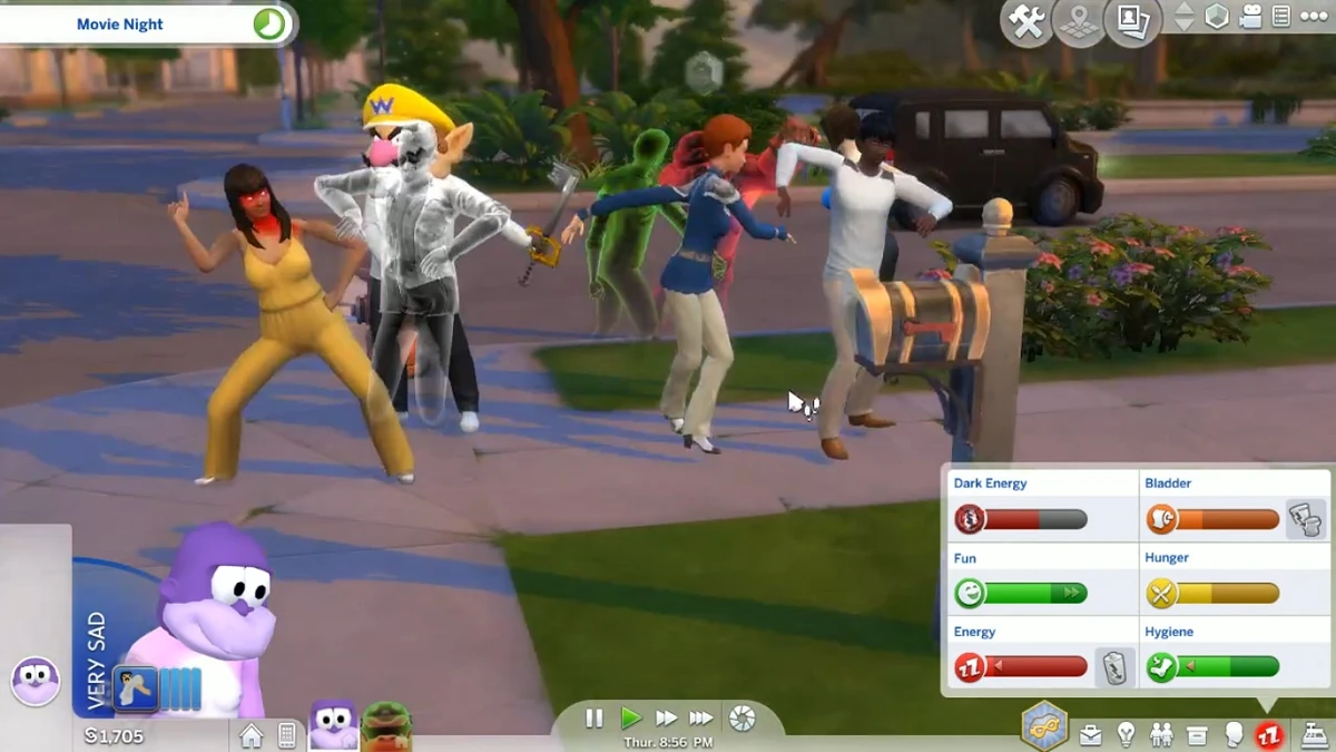 Movie Night | The Sims 4: Meme House Wiki | Fandom