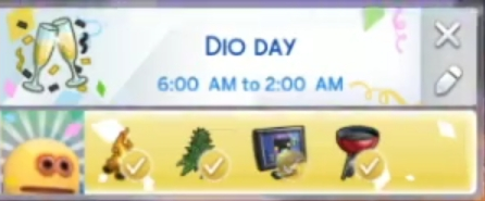 Dio Day | The Sims 4: Meme House Wiki | Fandom