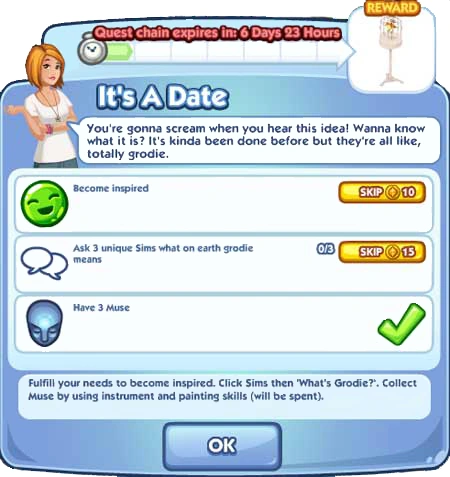 It's A Date | The Sims Social Wiki | Fandom