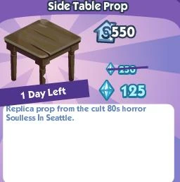 Side Table Prop | The Sims Social Wiki | Fandom