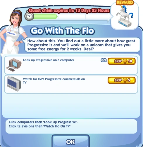Go With The Flo | The Sims Social Wiki | Fandom