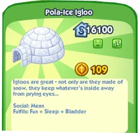 Pola-Ice Igloo | The Sims Social Wiki | Fandom