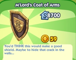 M'Lord's Coat of Arms | The Sims Social Wiki | Fandom