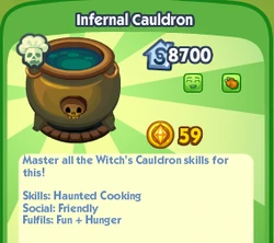 Infernal Cauldron | The Sims Social Wiki | Fandom
