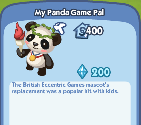 My Panda Game Pal | The Sims Social Wiki | Fandom