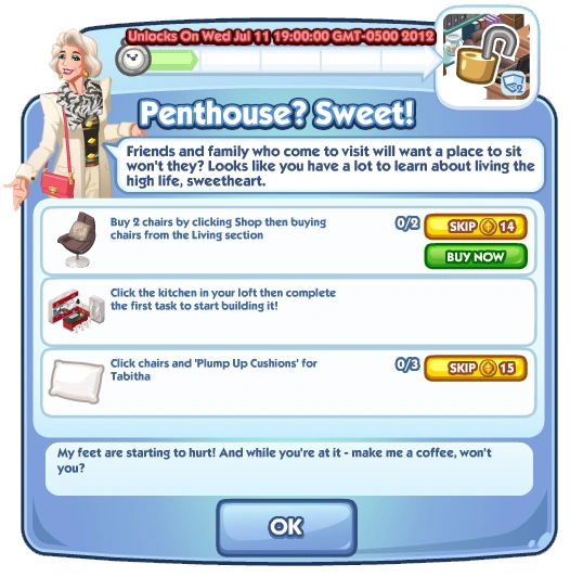 Penthouse? Sweet! | The Sims Social Wiki | Fandom