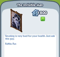 The Invisible Man | The Sims Social Wiki | Fandom