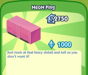 NeoN Ping | The Sims Social Wiki | Fandom
