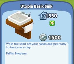 Utopia Basix Sink | The Sims Social Wiki | Fandom