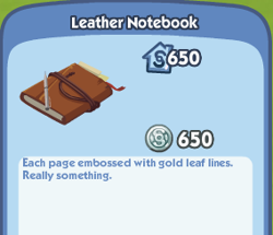 Leather Notebook | The Sims Social Wiki | Fandom
