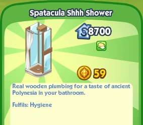 Spatacula Shhh Shower | The Sims Social Wiki | Fandom