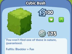 Cubic Bush | The Sims Social Wiki | Fandom
