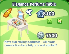 Elegance Perfume Table | The Sims Social Wiki | Fandom
