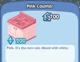 Pink Counter | The Sims Social Wiki | Fandom