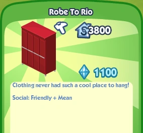Robe To Rio | The Sims Social Wiki | Fandom