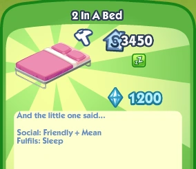 2 In A Bed | The Sims Social Wiki | Fandom