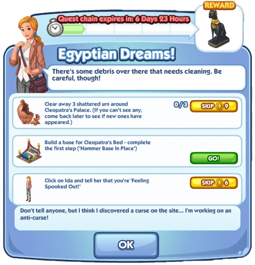 Egyptian Dreams! | The Sims Social Wiki | Fandom