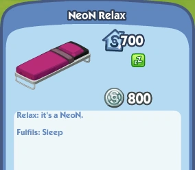 NeoN Relax | The Sims Social Wiki | Fandom