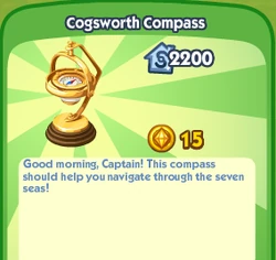 Cogsworth Compass | The Sims Social Wiki | Fandom
