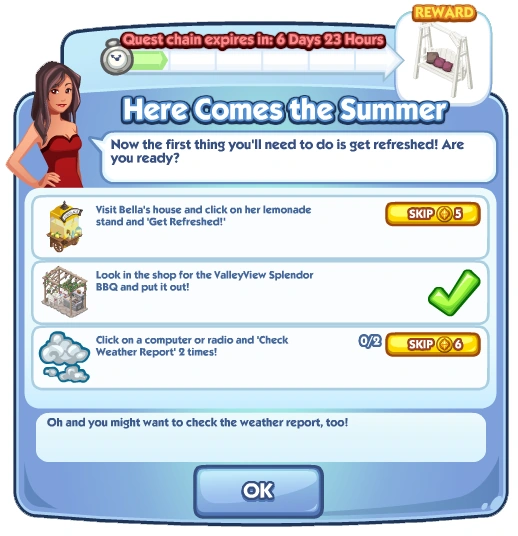 Here Comes the Summer | The Sims Social Wiki | Fandom