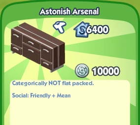 Astonish Arsenal | The Sims Social Wiki | Fandom
