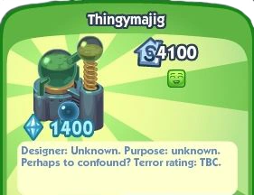 Thingymajig | The Sims Social Wiki | Fandom
