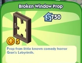 Broken Window Prop | The Sims Social Wiki | Fandom
