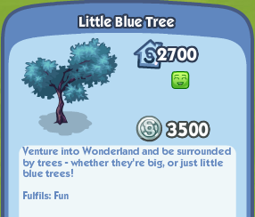 Little Blue Tree | The Sims Social Wiki | Fandom