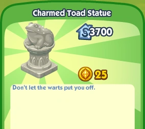 Charmed Toad Statue | The Sims Social Wiki | Fandom