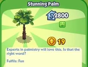 Stunning Palm | The Sims Social Wiki | Fandom