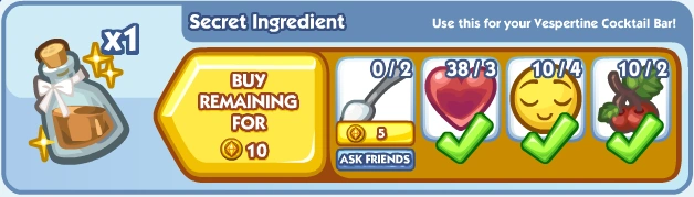 Secret Ingredient | The Sims Social Wiki | Fandom