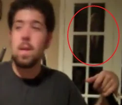 Slender Man Face Close Up