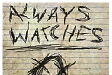 slenderman notes on tree