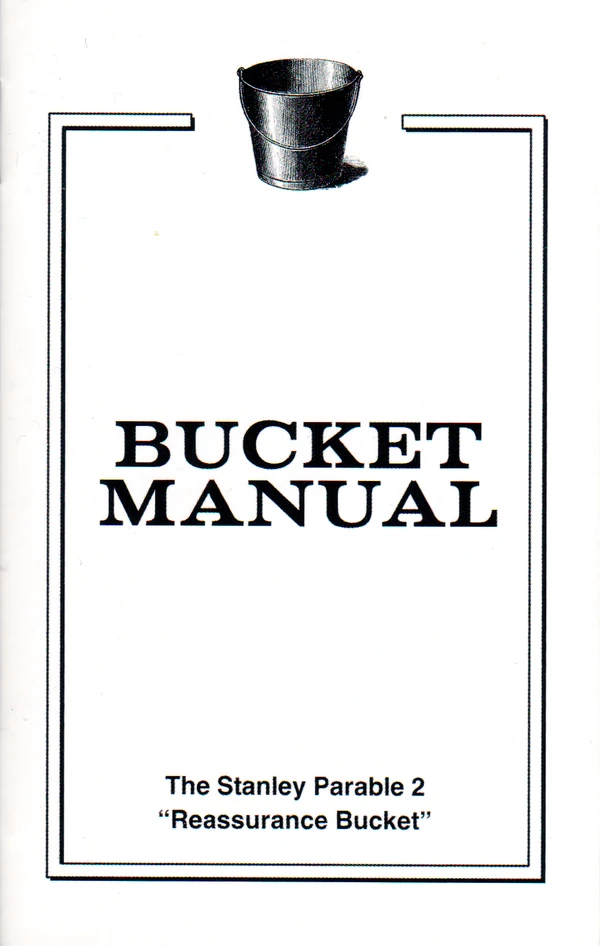 Merchandise/Bucket Manual | The Stanley Parable Wiki | Fandom