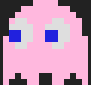 Pink Ghost From Pacman
