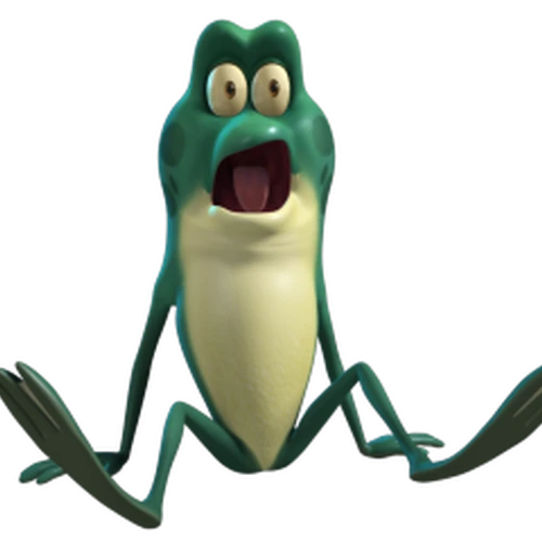 Cartoon Of Frog Missing Legs