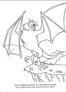 swan princess coloring book